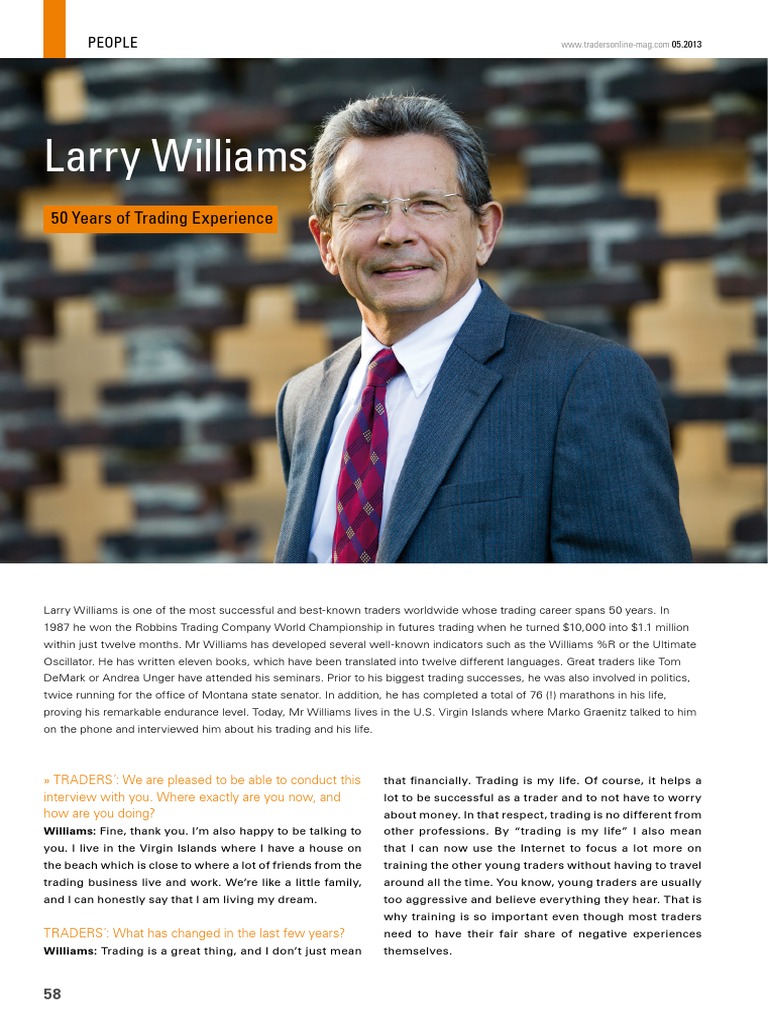 Insights from Larry Williams on Trading | PDF | Foreign Exchange Market ...