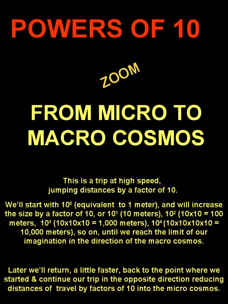 Amazing Trip of Universe-From Micro To Macro Cosmos | PDF | Sun | Milky Way