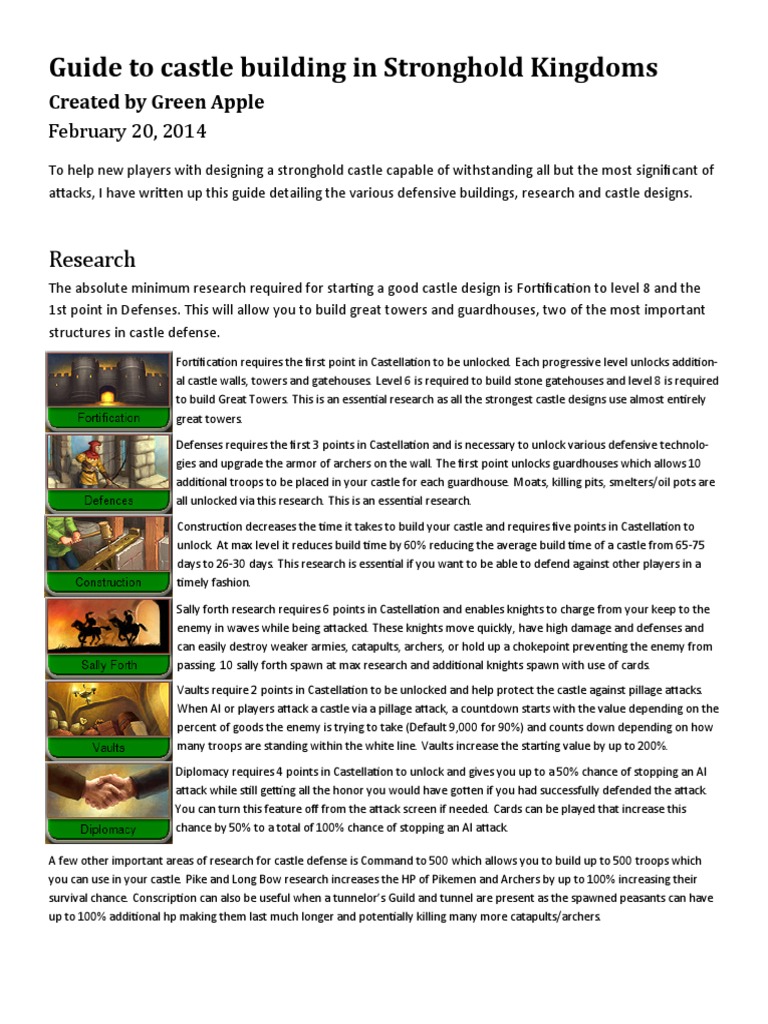 Castle Design Guide | PDF | Castle | Fortification