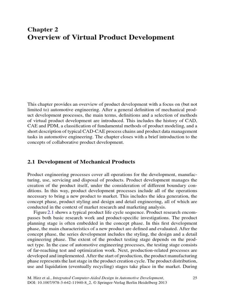 Virtual Product Development Process | PDF | Computer Aided Design ... Virtual Product Development Process | PDF | Computer Aided Design ...