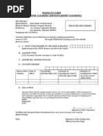 Bank Mandate Form | PDF