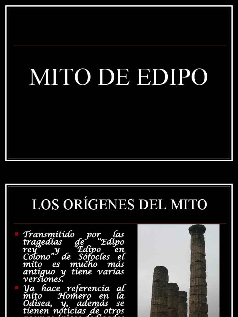 El Mito de Edipo y la Esfinge | PDF | Edipo | Esfinge