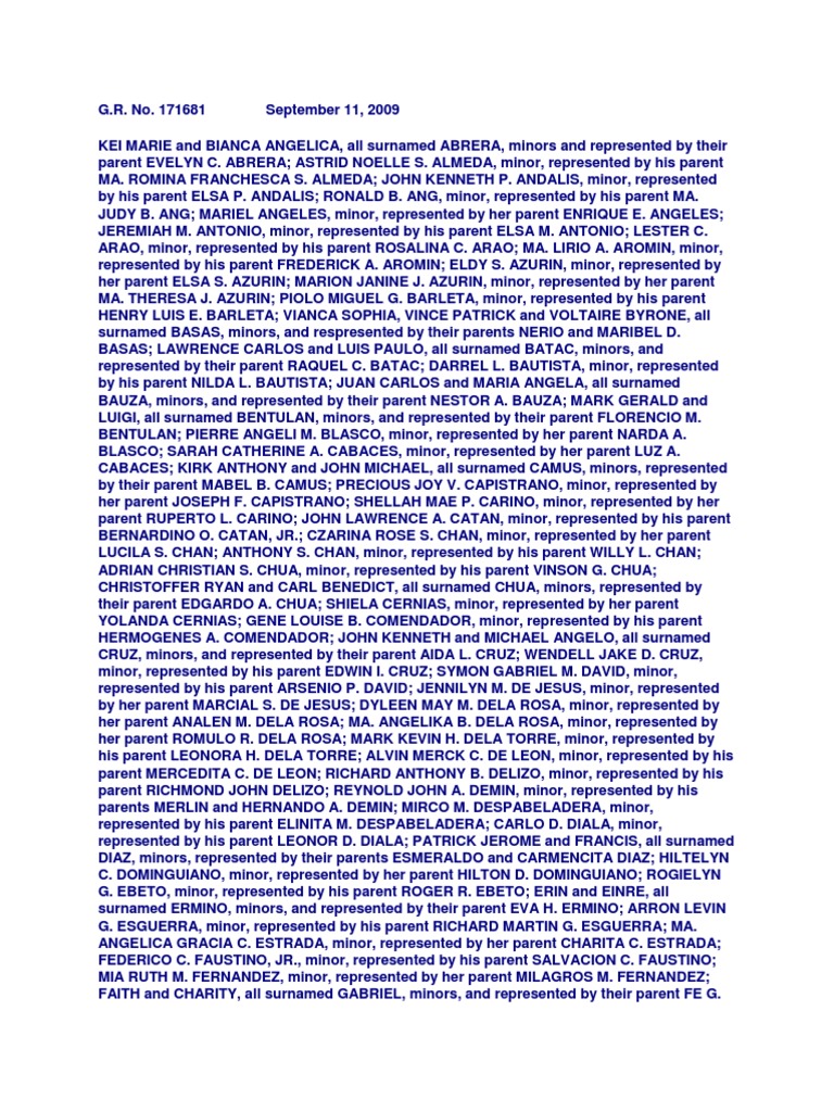 Petition for the Declaration of Unconstitutionality of Republic Act No ...