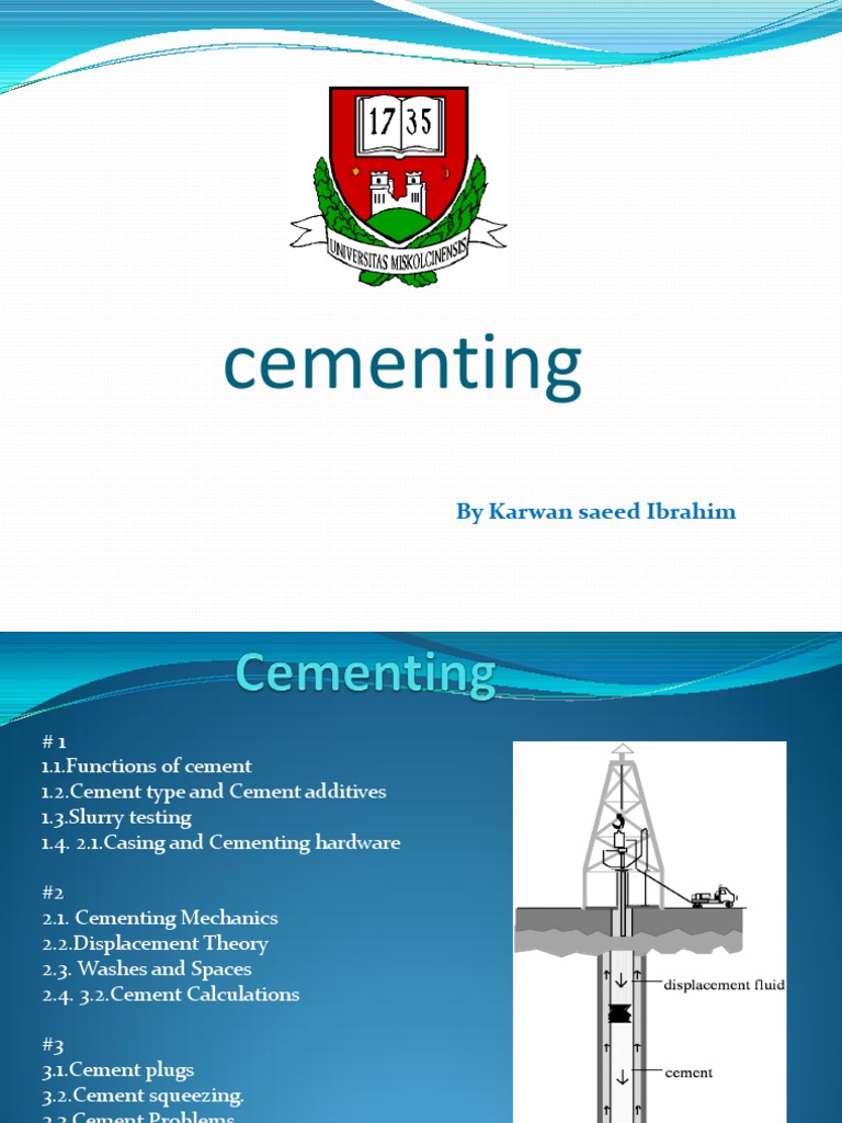Comprehensive Guide to Cementing Techniques | PDF | Casing (Borehole ...