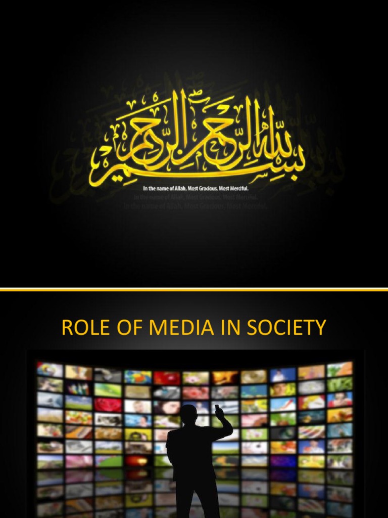Role of Media in Society | PDF | Mass Media | Broadcasting