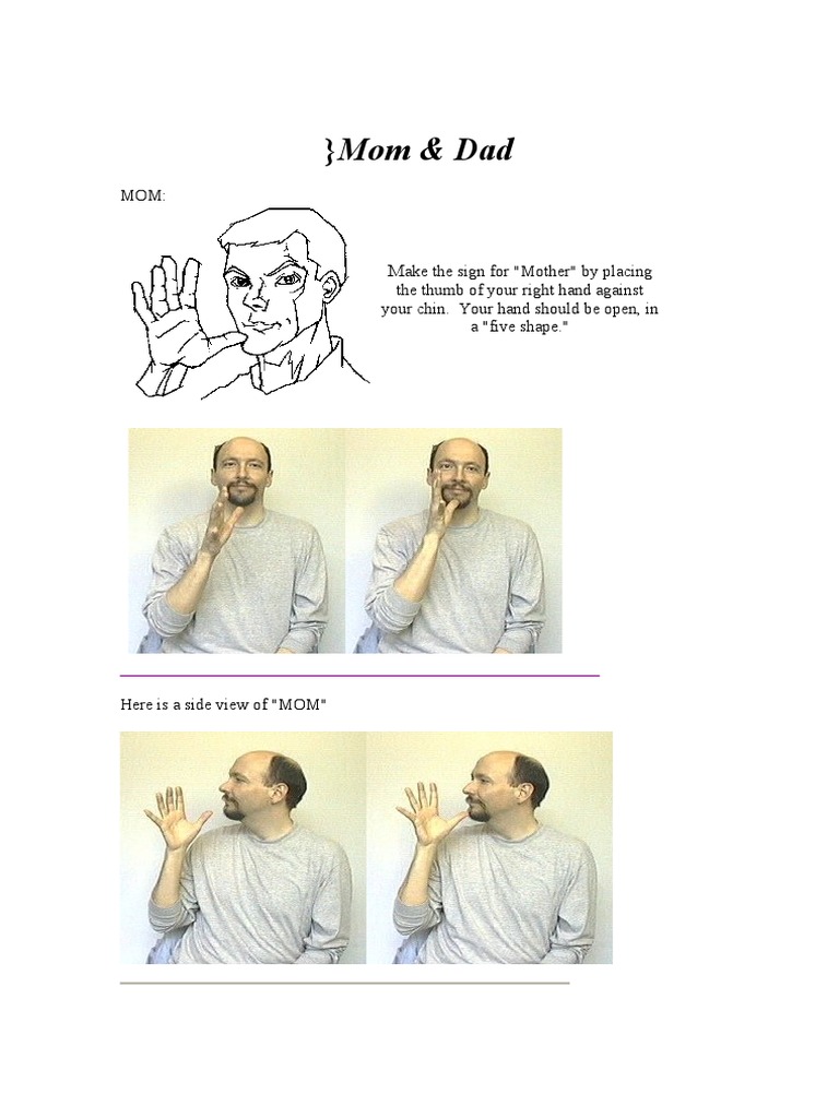 Sign Language PDF | PDF | Finger | Hand