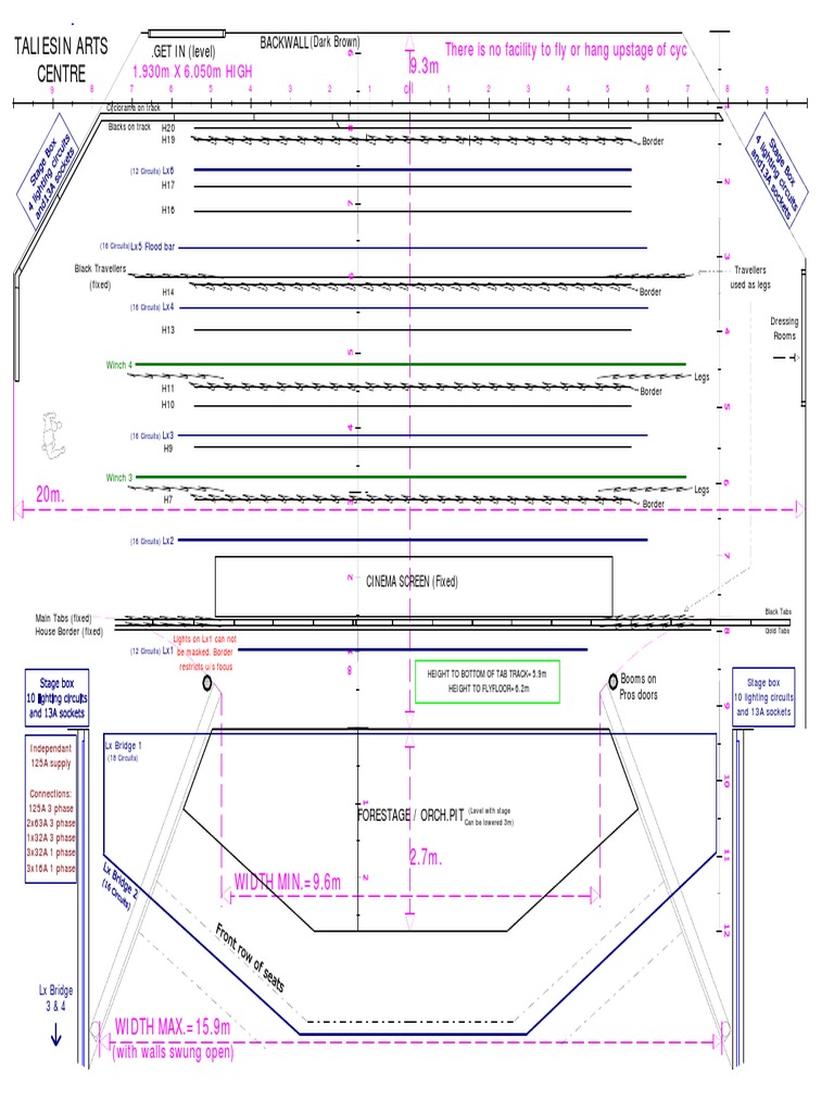 Stage Dimensions and Lighting Setup Guide | PDF | Travel | History