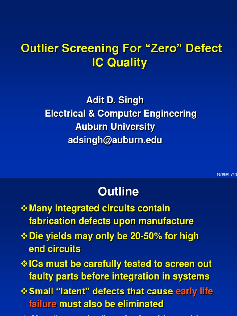 IC Test | PDF | Reliability Engineering | Outlier