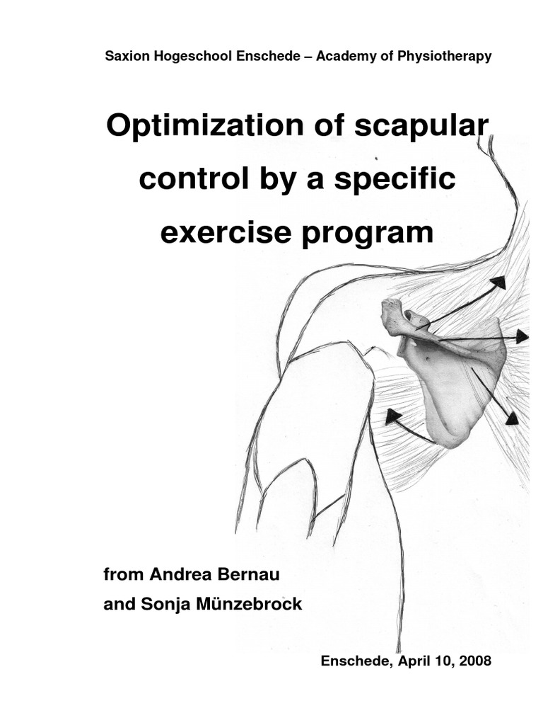 Scapula Strengthening Exercises Evidence and Summary. | PDF | Shoulder ...