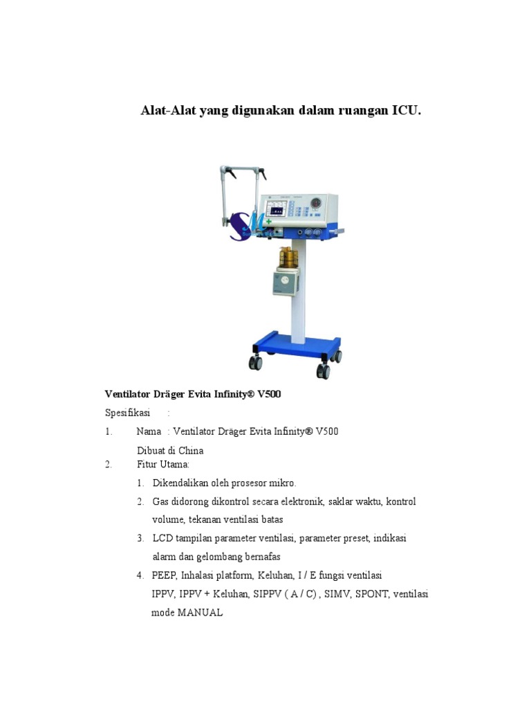 Alat-Alat Ruang ICU | PDF