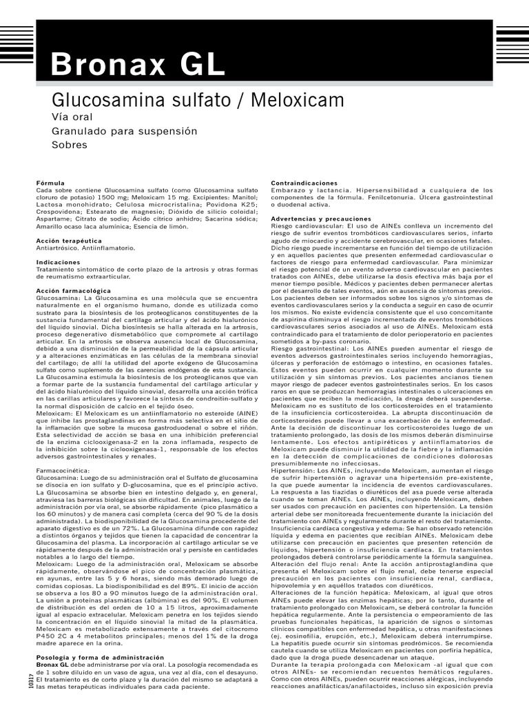 Bronax GLSobres | PDF | Droga anti-inflamatoria libre de esteroides ...