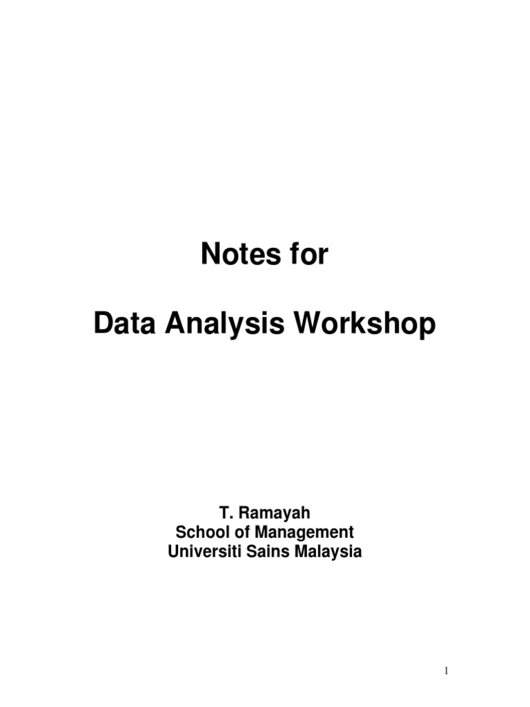 Data Analysis | PDF | Factor Analysis | Correlation And Dependence