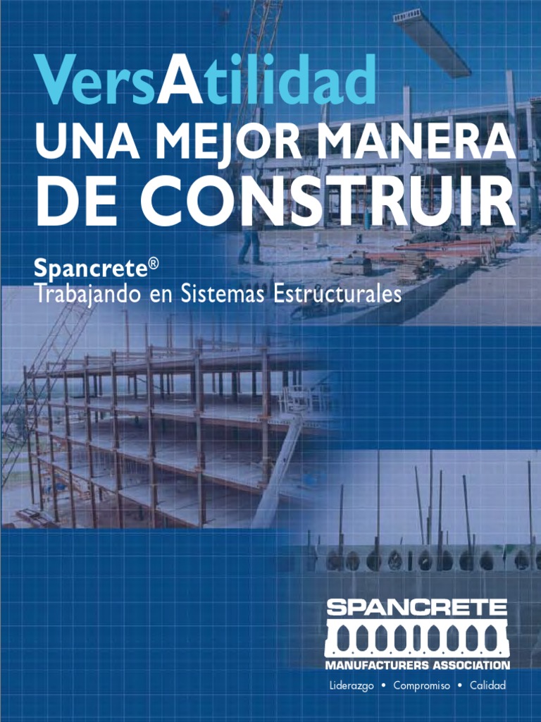 Spancrete SISTEMAS ESTRUCTURALES | PDF | Fundación (Ingeniería) | Hormigón