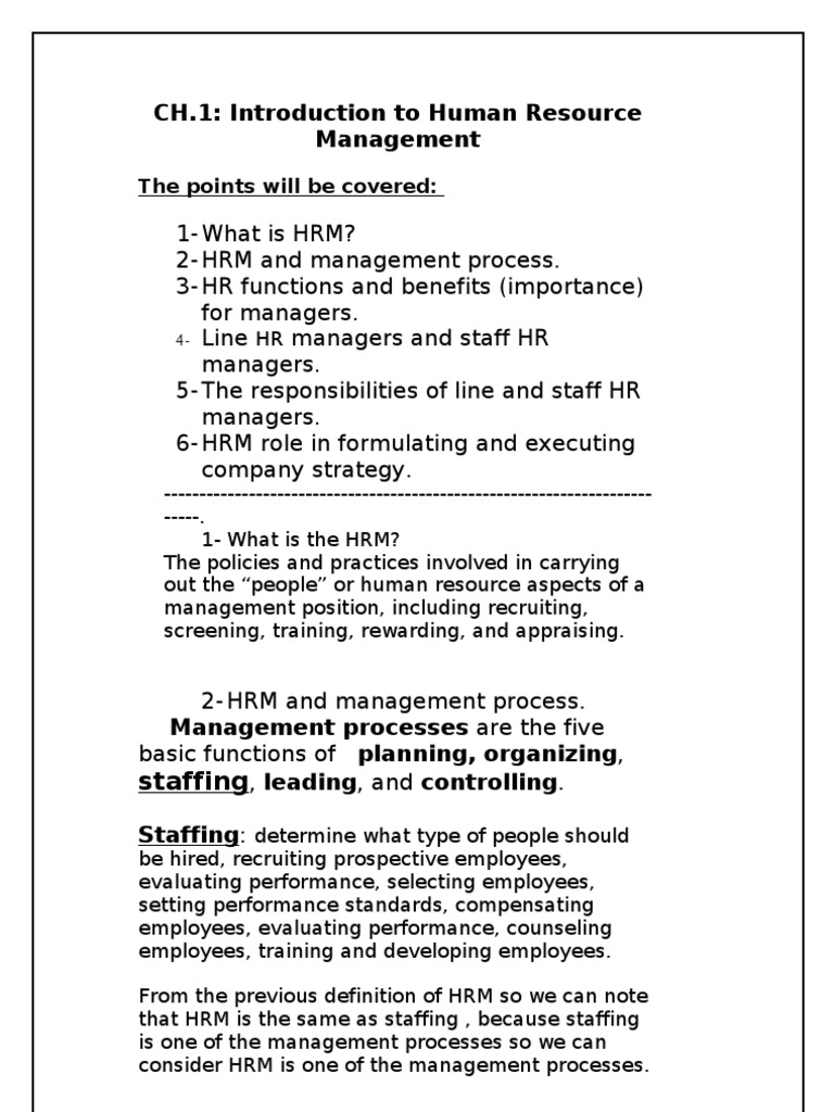 HRM Essentials for Managers | PDF | Human Resource Management | Human ...