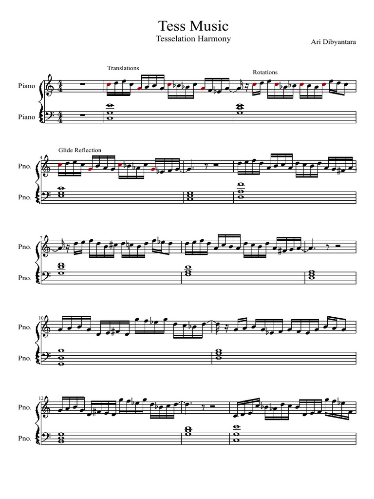 Music Tessellation Techniques | PDF