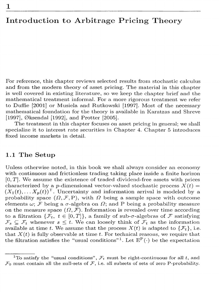 Piterbarg Andersen Interest Rate Modeling | PDF