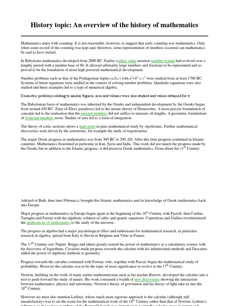 History of Math | PDF | Geometry | Teaching Mathematics