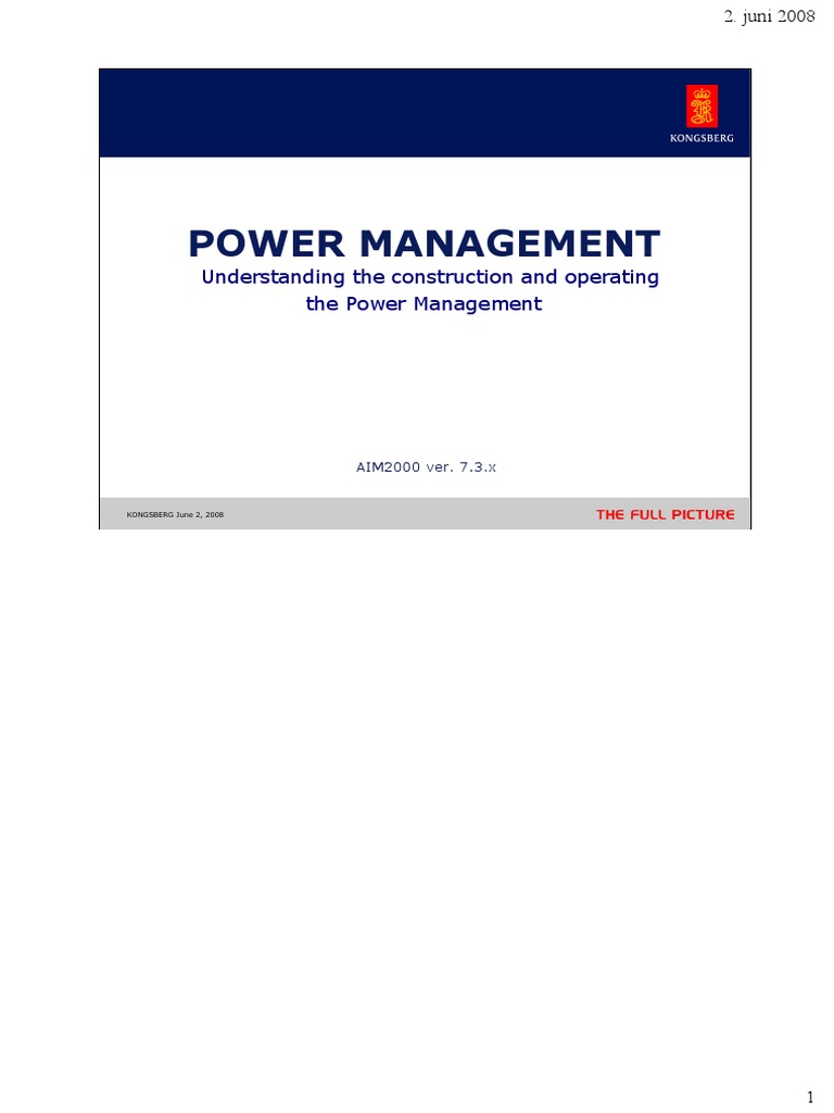Power Management PDF | PDF | Electronic Engineering | Electronics