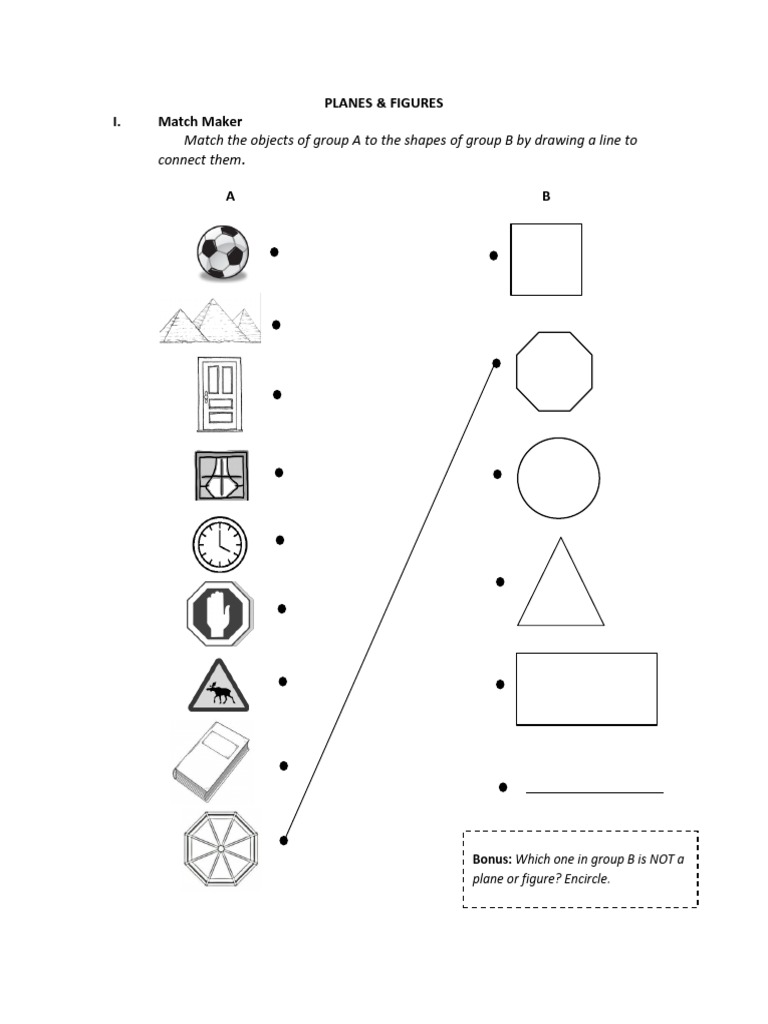 Planes and Figures Activity Guide | PDF
