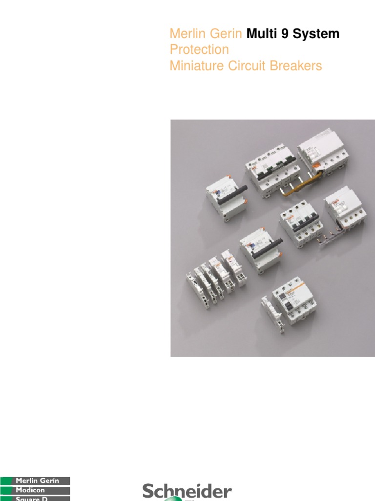 Merlin Gerin Multi 9 System | PDF | Electrical Equipment | Electrical ...