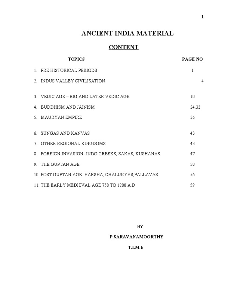 Ancient India Mains Notes COMPLETE | Download Free PDF | Upanishads | Vedas