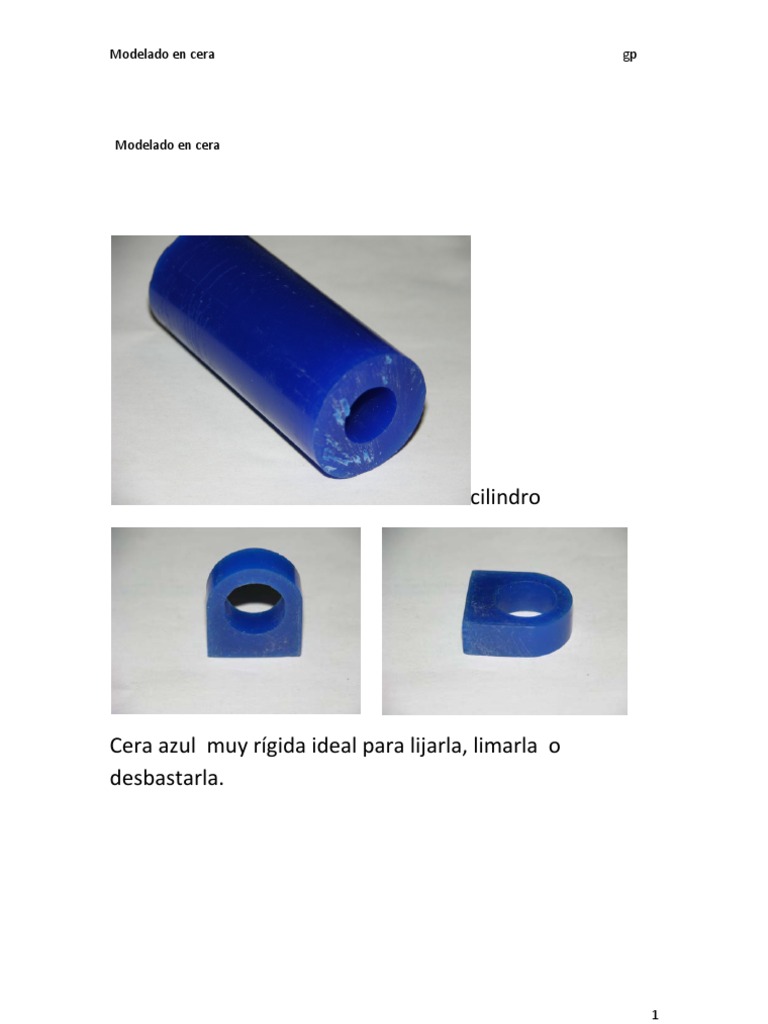 Modelado en Cera | PDF | Cera | Materiales