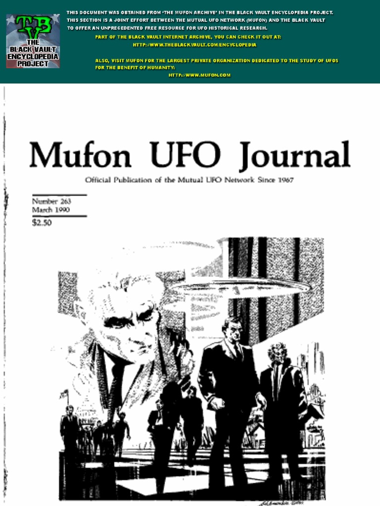 MUFON UFO JOURNAL, # 263, March 1990 | PDF | Folklore | Unidentified ...