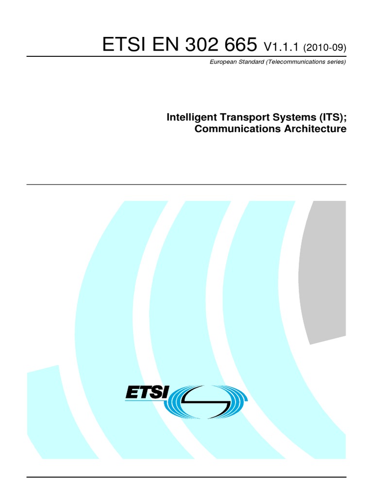 Intelligent Transport Systems Its Cooperative Its C Its Release 1