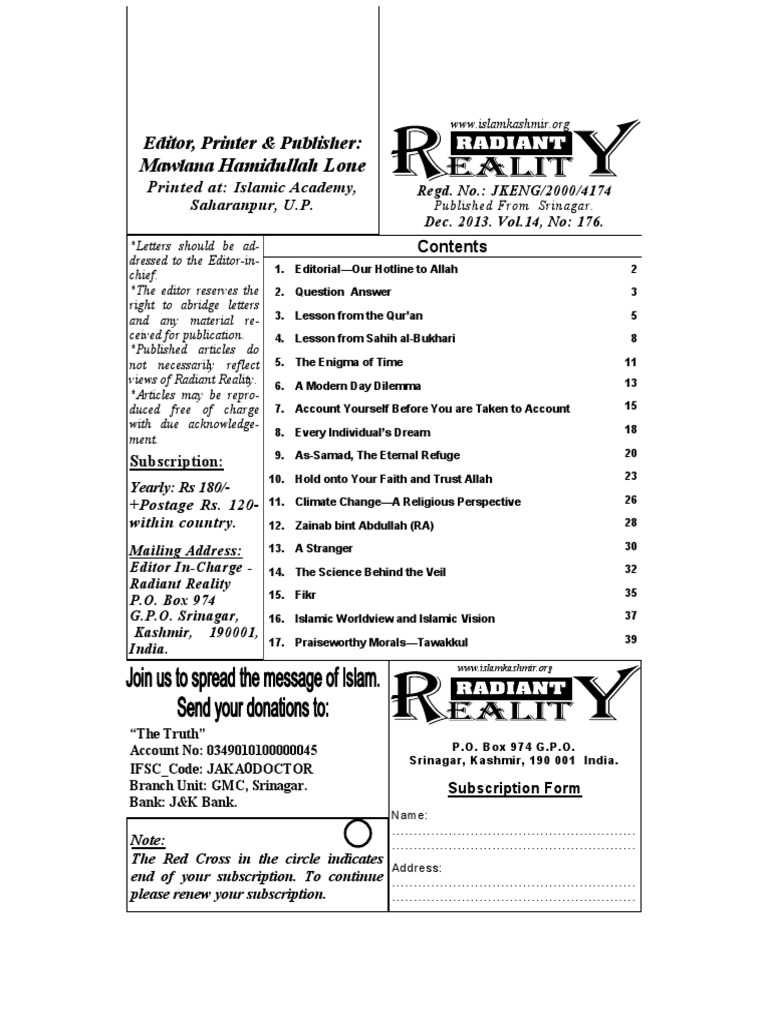 "Radiant Reality: Islamic Insights & Guidance" | PDF | Muhammad ...