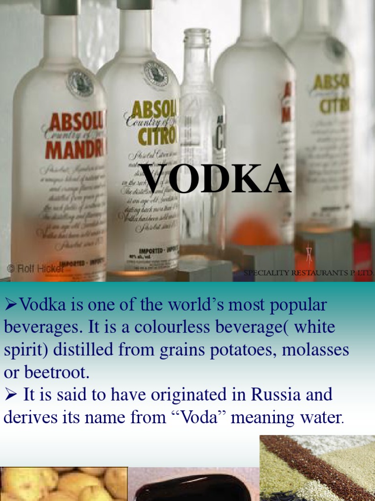 How Vodka is Made | PDF