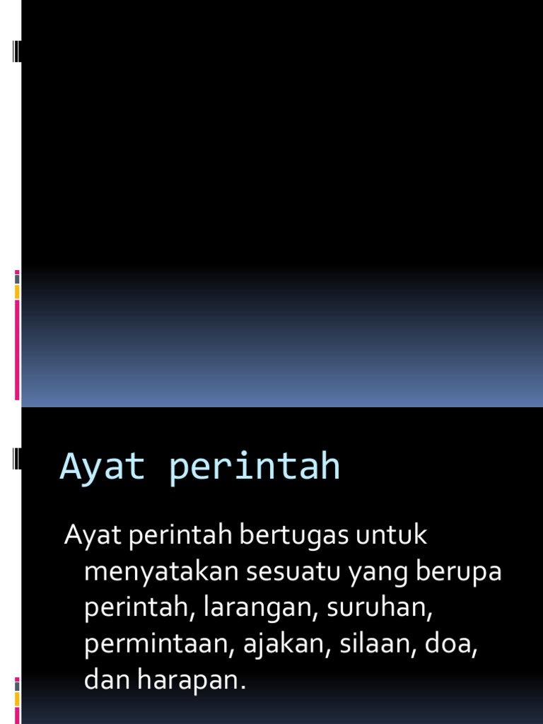 Ayat Perintah | PDF