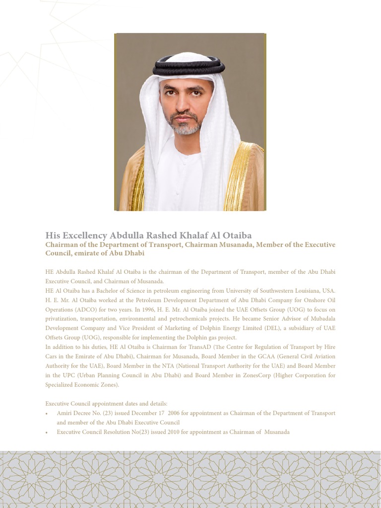 Abdulla Rashed Khalaf Al Otaiba | PDF | United Arab Emirates | Energy ...