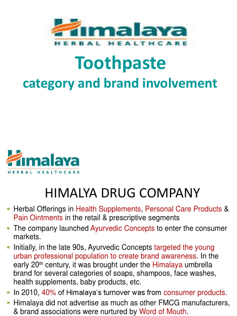 Himalaya Herbal Toothpaste | PDF | Brand | Attitude (Psychology)