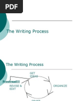 5 Steps of The Writing Process Chart | PDF | Written Communication ...