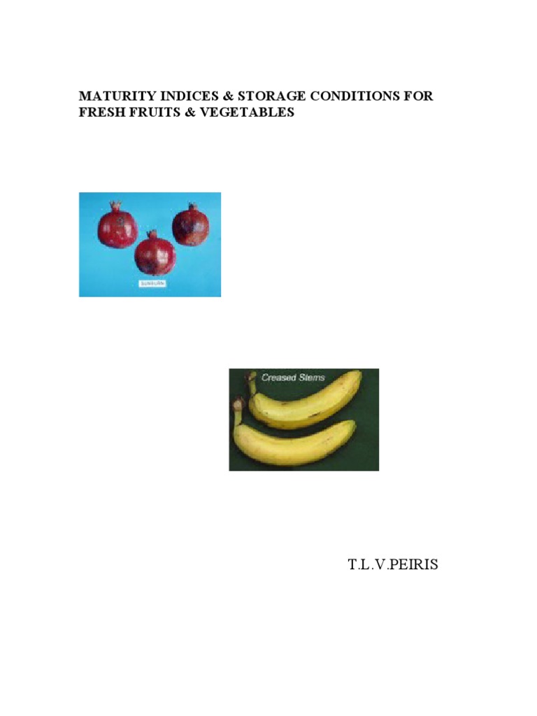 Criteria For Incoming Inspection For Fruit | PDF | Cabbage | Vegetables