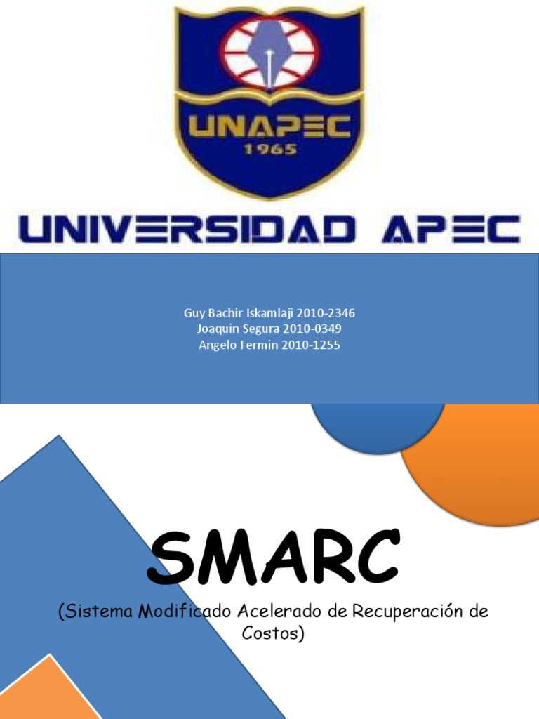 SMARC | PDF | Depreciación | Amortización (Negocio)