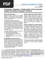 Lubrizol Carbopol 940 - Spec | PDF | Rheology | Gel