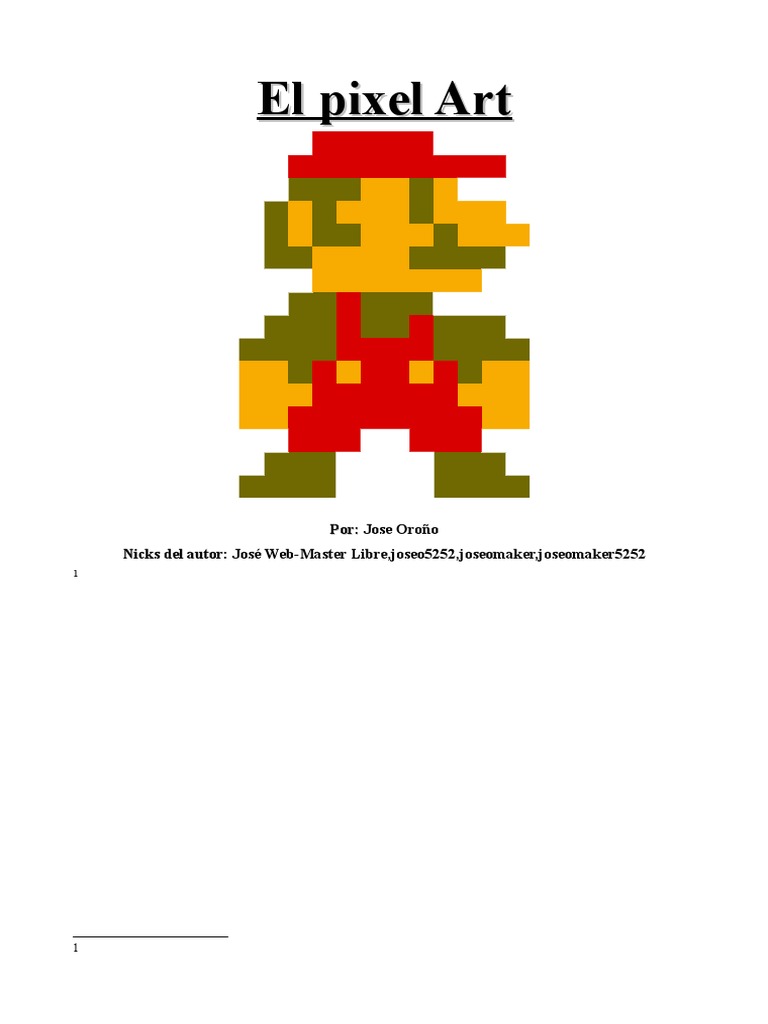 El Pixel Art | PDF | Polígono | Poco