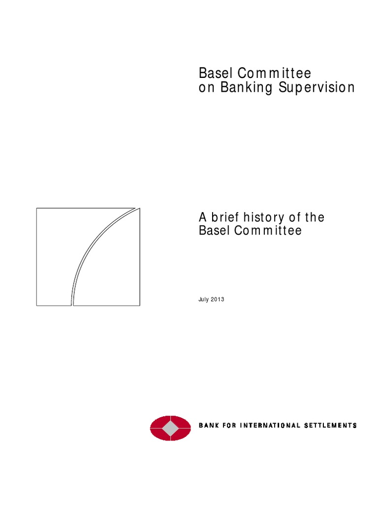 A Brief History of The Basel Committee | PDF | Basel Ii | Basel Iii
