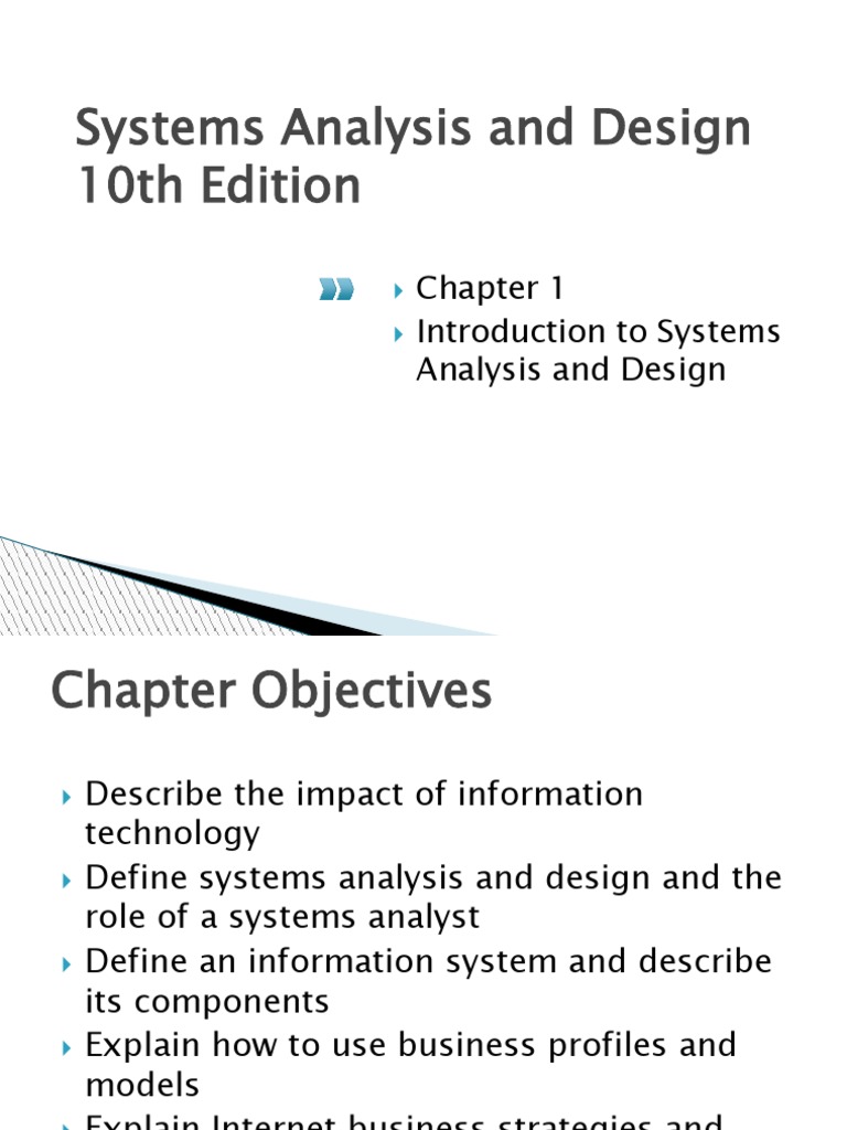 Systems Analysis and Design 10th Edition | PDF | Software Development Process | Business Process