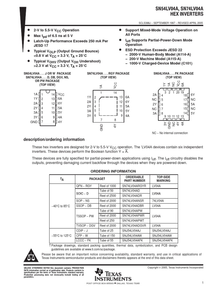 Datasheet Lv04a | PDF | Electronic Engineering | Electronics