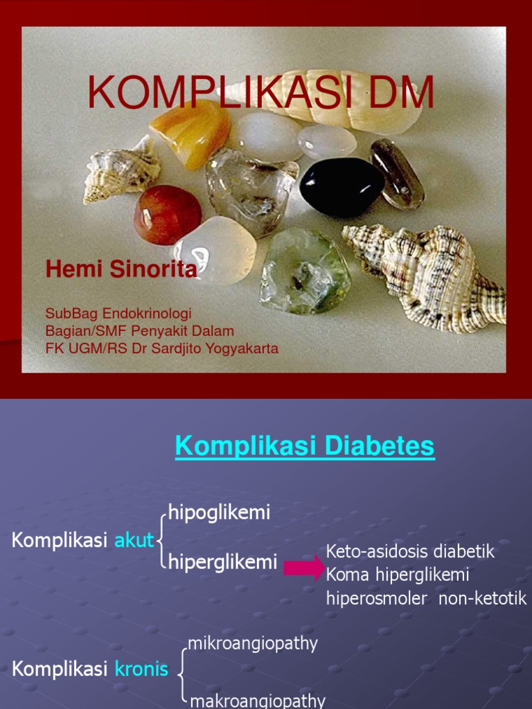Komplikasi DM | Hypoglycemia | Diabetes Mellitus