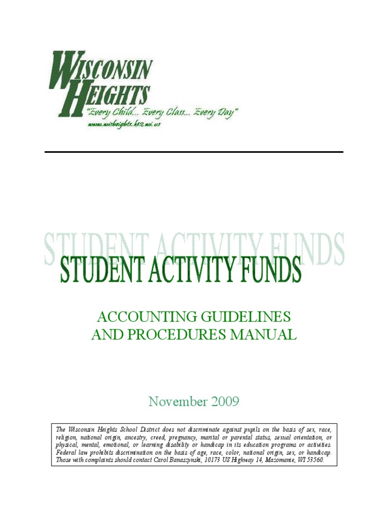 Accounting Guidelines and Procedures Manual: November 2009 | PDF ...
