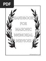 Funeral Manual | PDF | Funeral | Masonic Lodge
