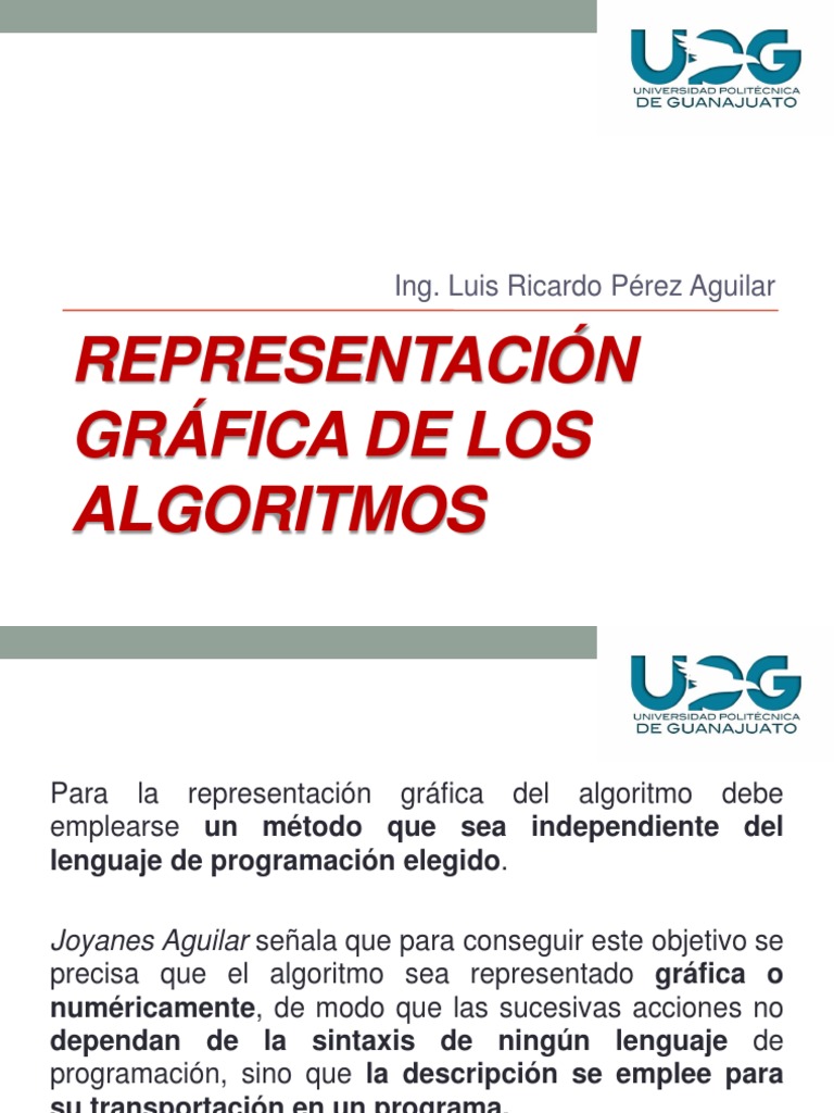 4 Representación gráfica de los algoritmos | Algoritmos | Lenguaje de ...