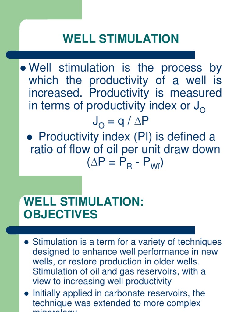Well Stimulation | PDF | Hydraulic Fracturing | Hydrochloric Acid