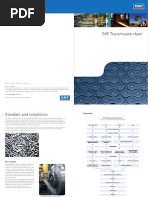 ANSI SKF 80-1X50FT Riveted Roller Chain tillescenter Chains Power ...