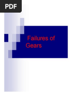 Gear Inspection: Wear Patterns Overview | PDF | Wear | Tooth