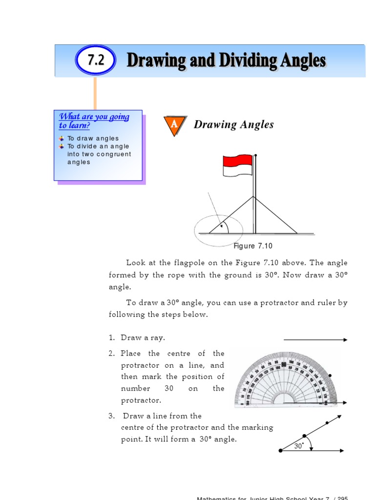 What Are You Going To Learn?: Drawing Angles | PDF | Angle | Circle