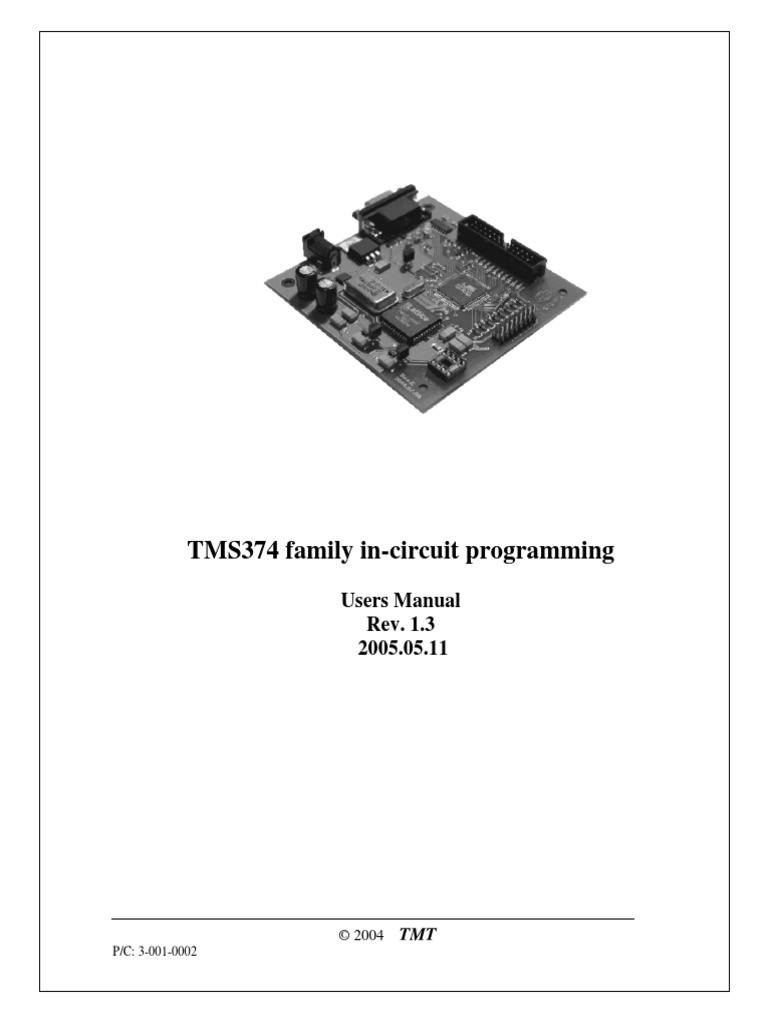 TMS370 ICP Users Manual Rev1 3 | PDF | Microcontroller | Read Only Memory